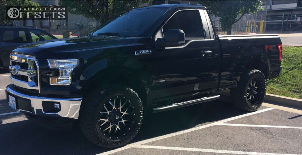 2016 Ford F-150 with 20x9 18 Dropstars 645mb and 295/55R20 Nitto Ridge ...