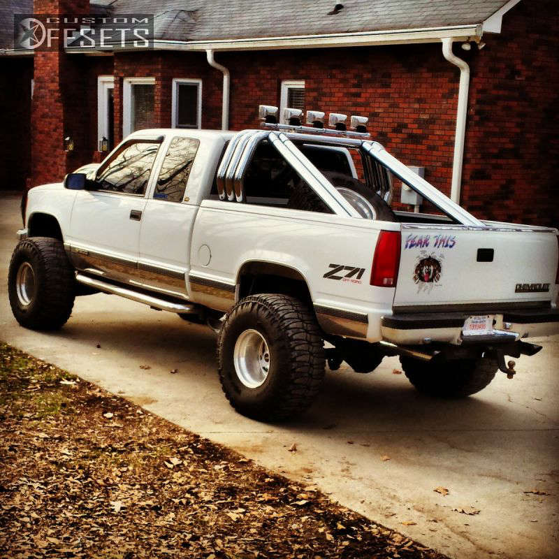 1998 Chevrolet K1500 with 15x12 -73.66 Weld Racing T53 and 36/14.5R15 ...