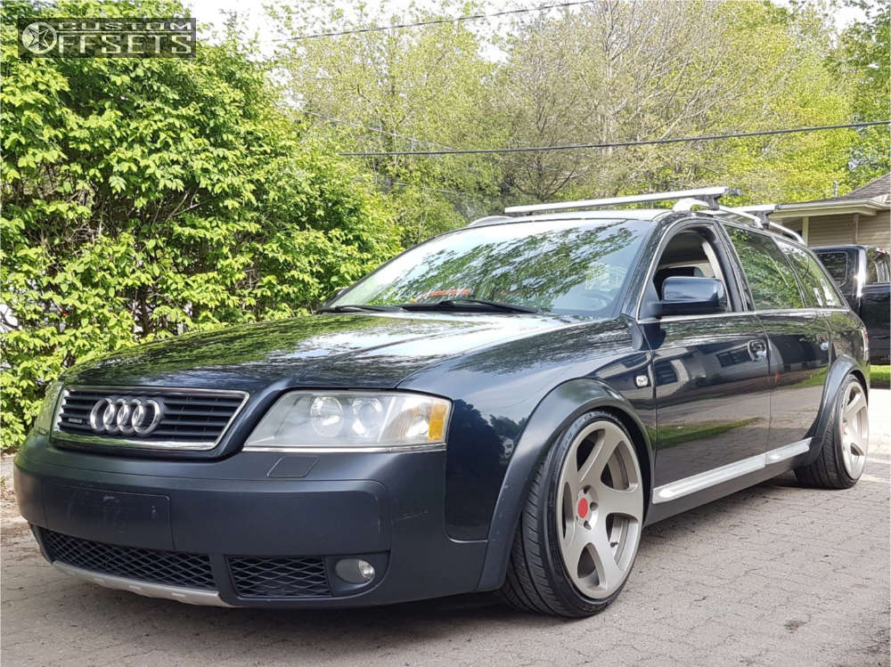 2003 Audi Allroad Quattro with 19x10 25 Rotiform Tmb and 245/35R19 ...