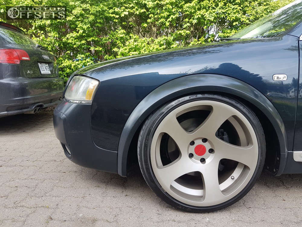 2003 Audi Allroad Quattro with 19x10 25 Rotiform Tmb and 245/35R19 ...