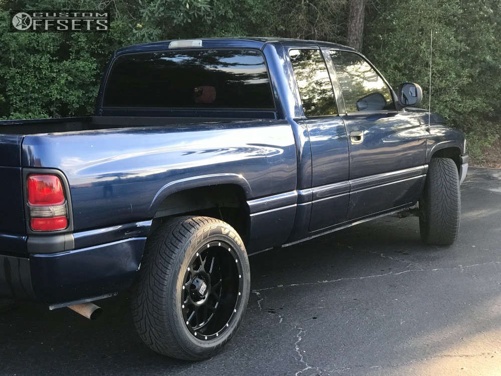 2001 Dodge Ram 1500 with 20x10 -24 XD Xd820 and 275/55R20 Hankook ...