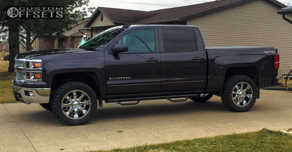 2015 Chevrolet Silverado 1500 with 20x9 0 Raceline Assault and 33/12 ...