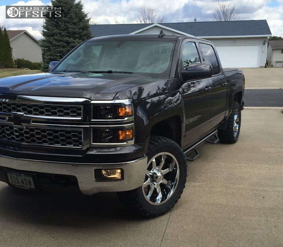 2015 Chevrolet Silverado 1500 with 20x9 0 Raceline Assault and 33/12 ...
