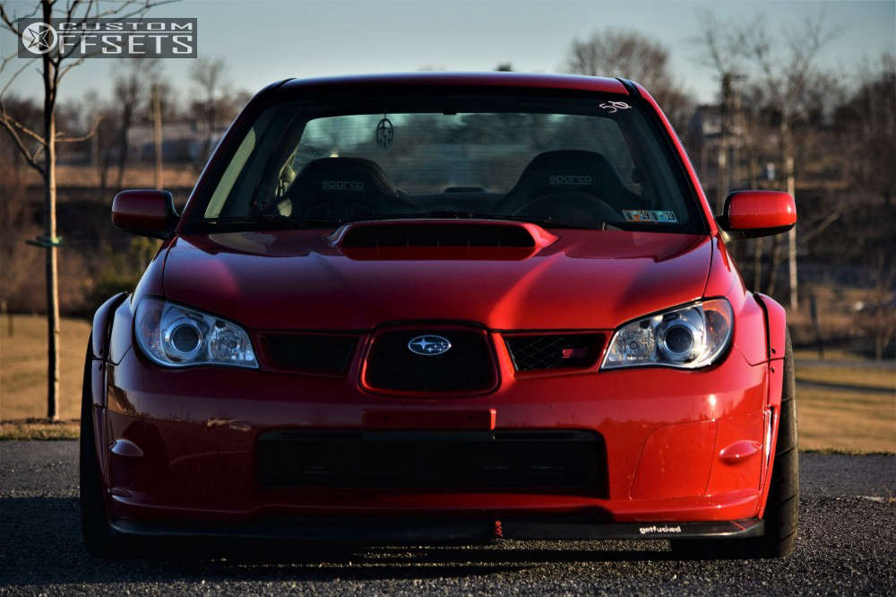 2006 Subaru WRX with 18x11 20 Rota Mxr and 315/30R18 Toyo Tires Proxes ...