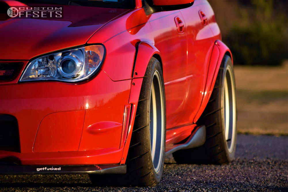 2006 Subaru WRX with 18x11 20 Rota Mxr and 315/30R18 Toyo Tires Proxes ...