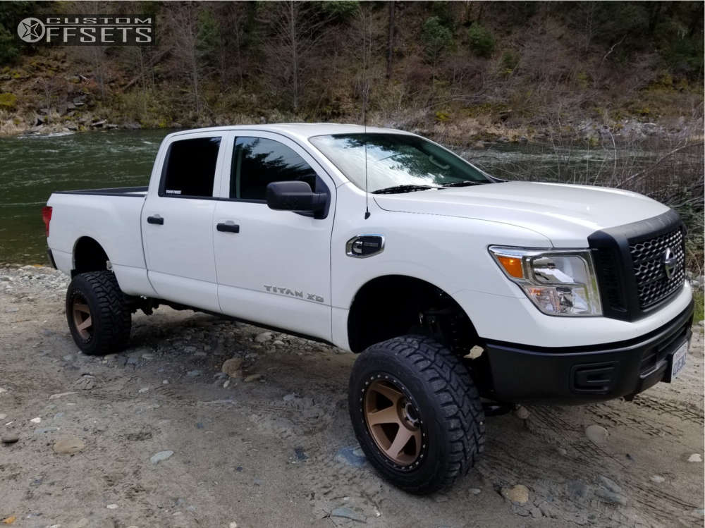 2017 Nissan Titan XD with 20x12 -52 Method Con6 and 33/12.5R20 Toyo ...