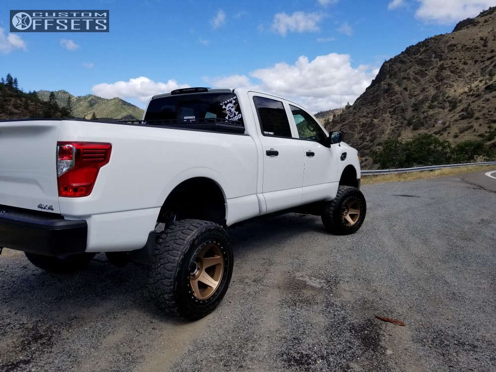 2017 Nissan Titan XD with 20x12 -52 Method Con6 and 33/12.5R20 Toyo ...