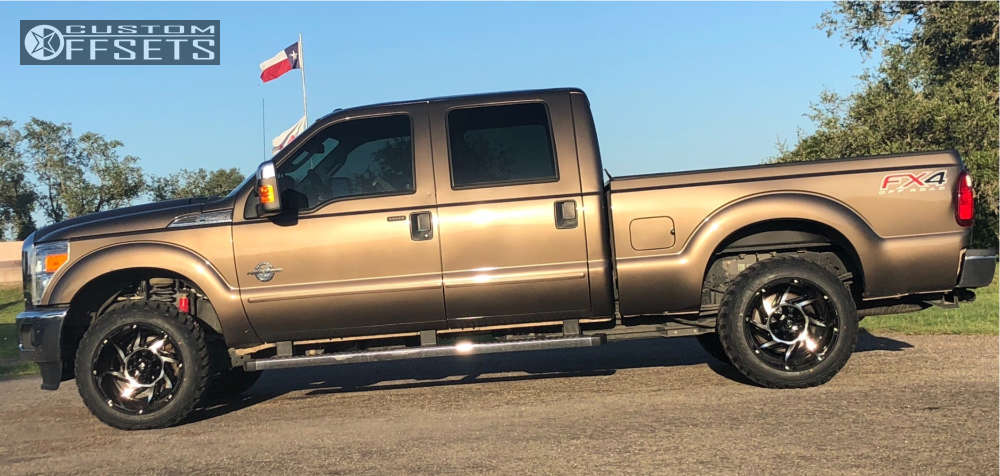 2015 Ford F-250 Super Duty with 20x12 -44 Vision Prowler and 33/12.5R20 ...