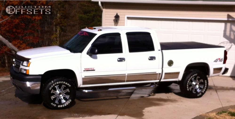 2005 Chevrolet Silverado 2500 HD with 17x8.5 18 Dale Earnhart Jr Cannon ...