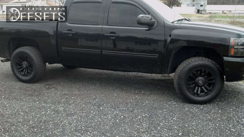2009 Chevrolet Silverado 1500 with 18x9 0 MB Wheels TKO and 285/65R18 ...