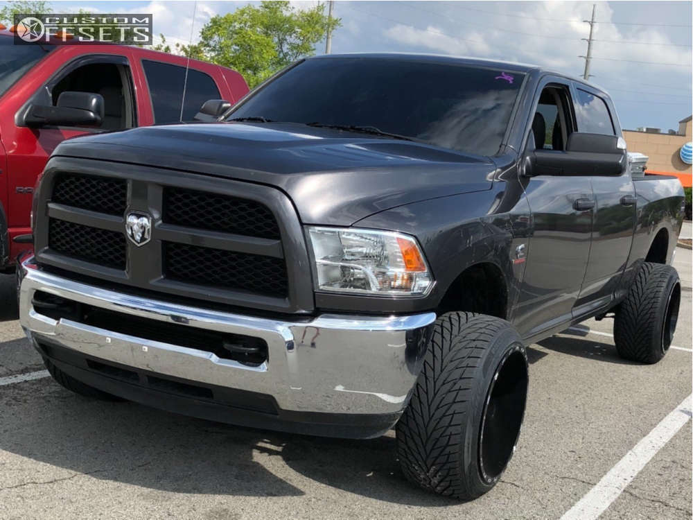 2014 Ram 2500 with 22x14 -76 Dropstars 645v and 305/45R22 Toyo Tires ...