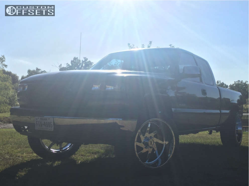 1999 Chevrolet Silverado 1500 with 22x12 -44 Xtreme Force Xf-6 and 305 ...