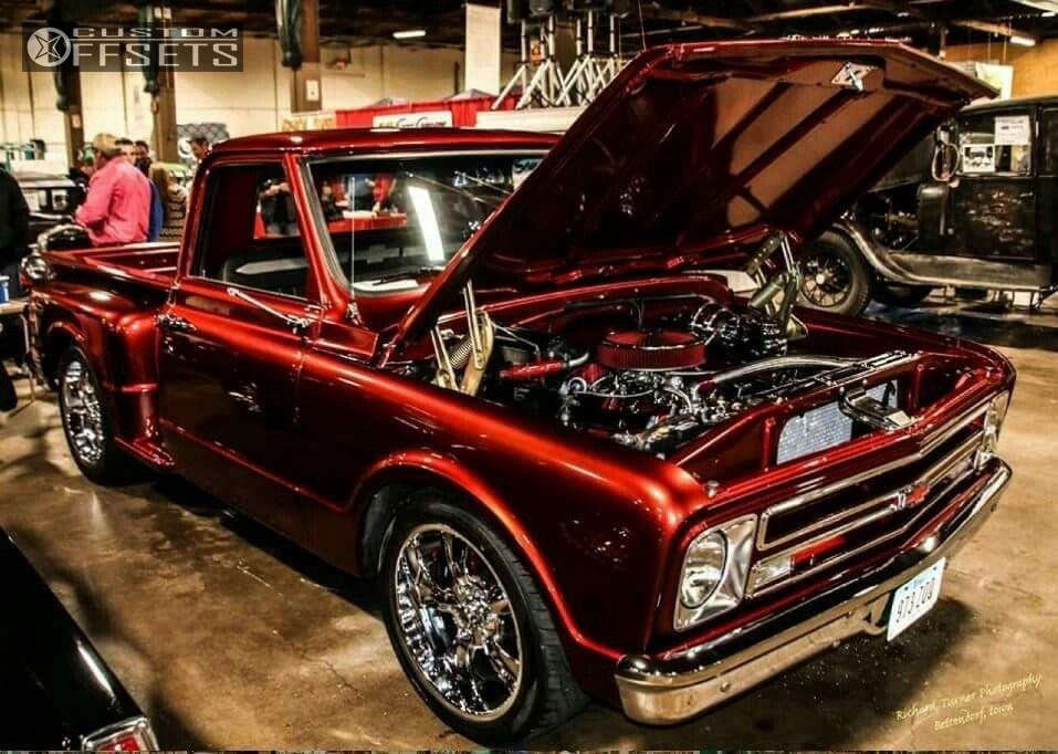 1967 Chevrolet C10 with 20x9 0 Rocket Racing Booster 6 and 275/40R20 ...