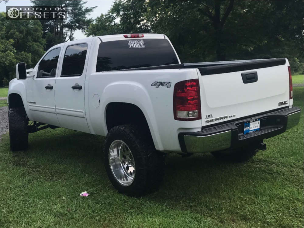 2008 GMC Sierra 1500 with 20x12 -40 American Force Elite SS and 35/12 ...