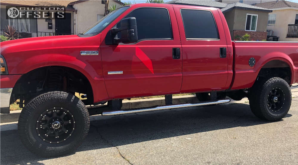 2005 Ford F-250 Super Duty with 17x9 -12 Raceline Assault and 315/70R17 ...