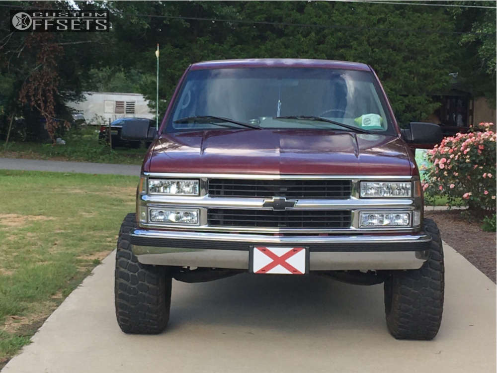 1996 Chevrolet C1500 with 15x10 -38 Alloy Ion 171 and 33/12.5R15 ...