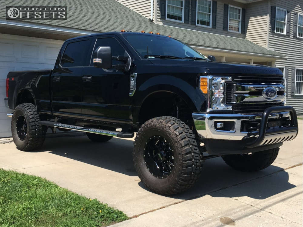 2017 Ford F-250 Super Duty with 20x10 -25 Ultra Hunter and 40/15.5R20 ...