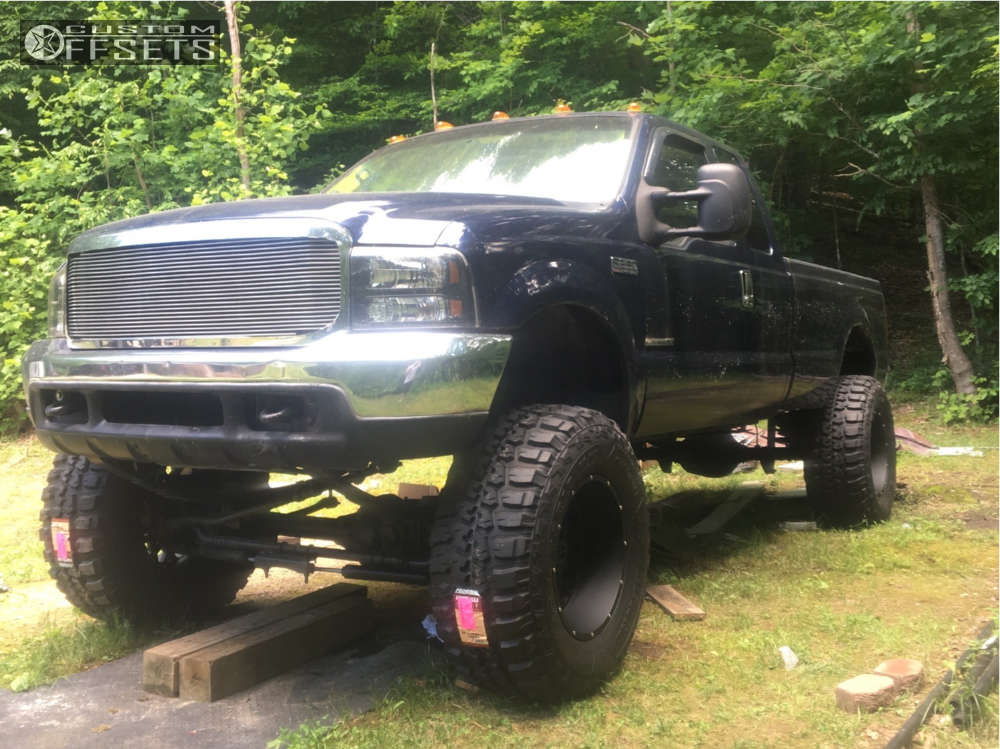 2001 Ford F-350 Super Duty with 20x12 -51 Vision Rocker and 40/15.5R20 ...