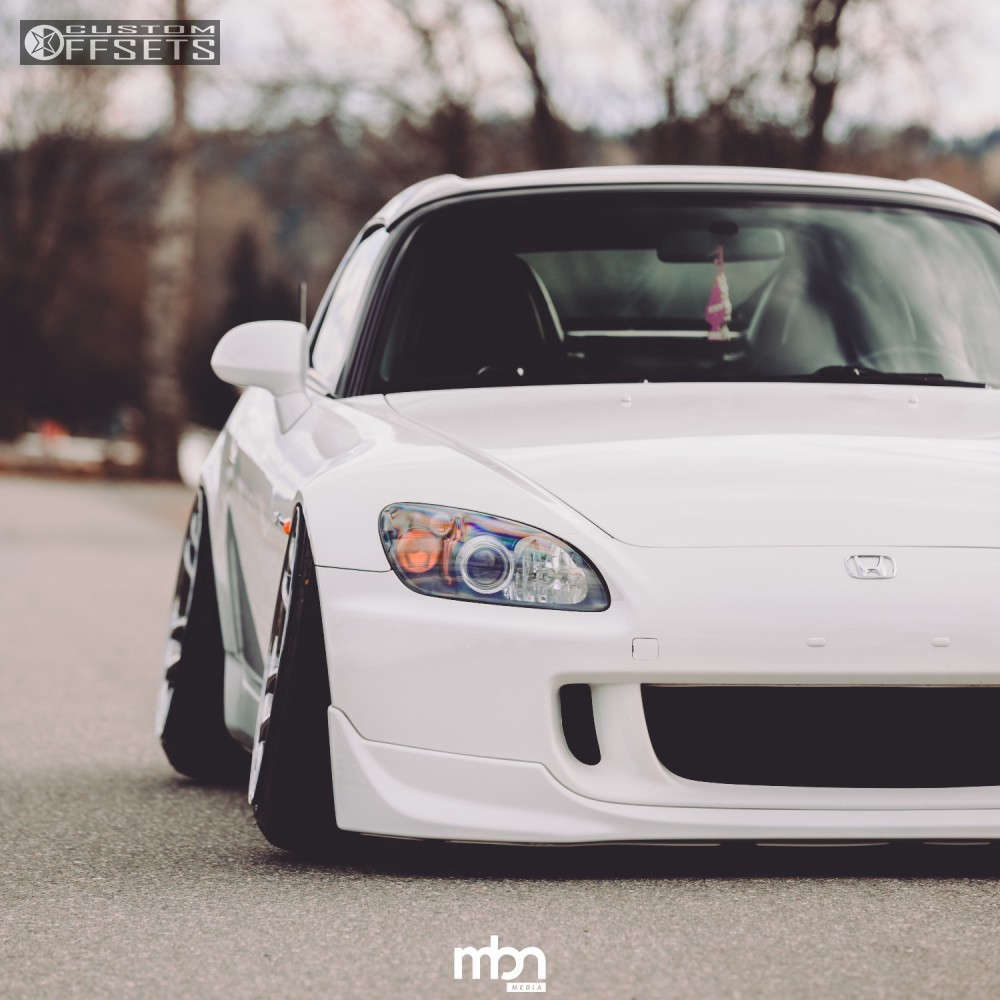 2007 Honda S2000 with 18x10.5 22 Work Emotion Cr Kiwami and 225/40R18 ...