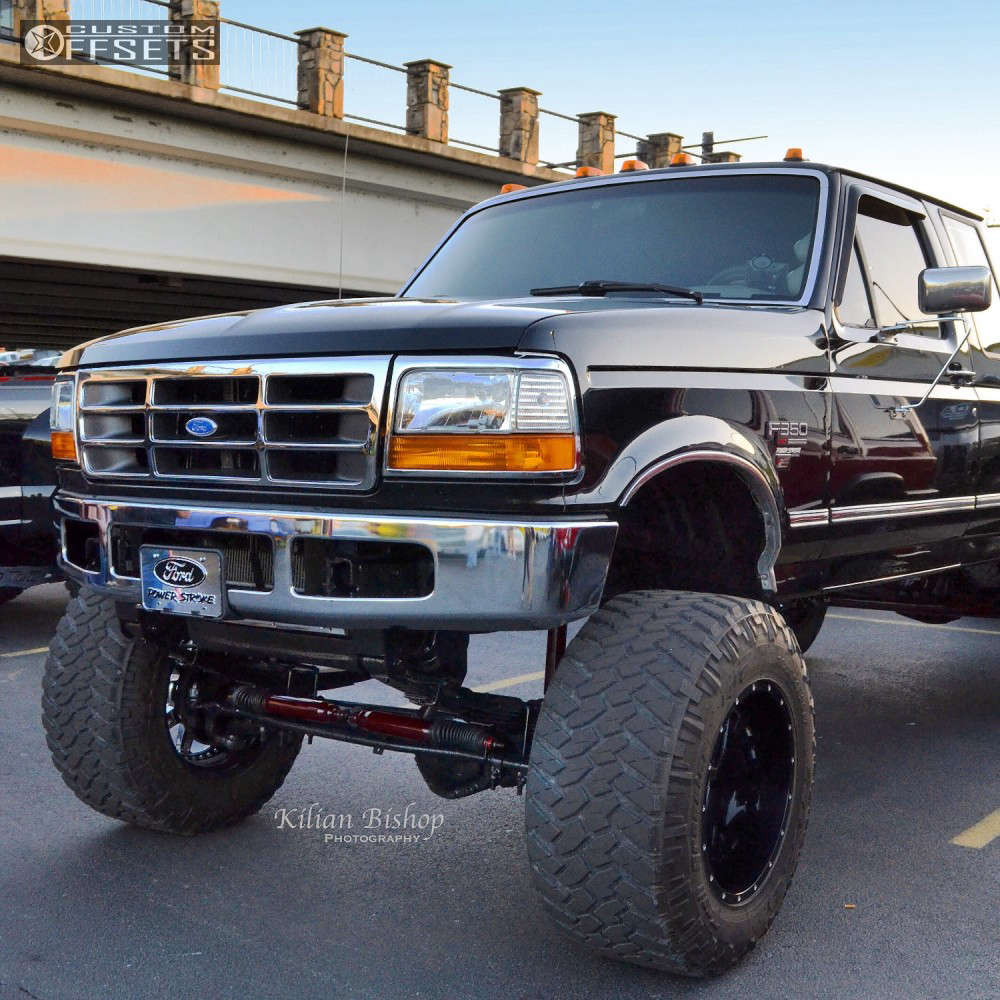 1996 Ford F-350 with 20x14 -76 Fuel Maverick D260 and 38/15.5R20 Nitto ...