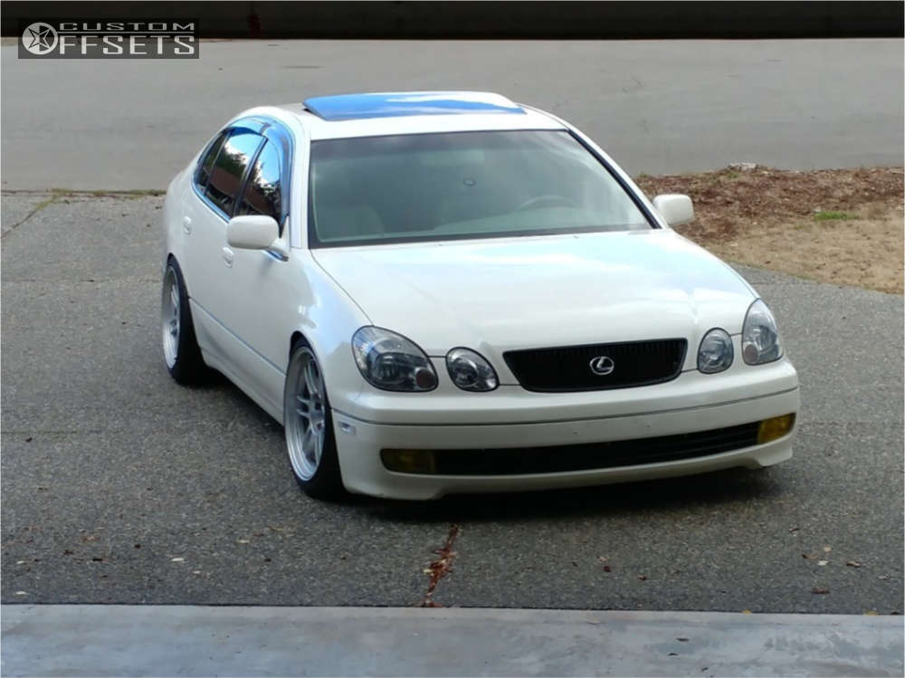 1999 Lexus GS400 with 18x9.5 15 Enkei RPF1 and 245/40R18 Federal 595 ...