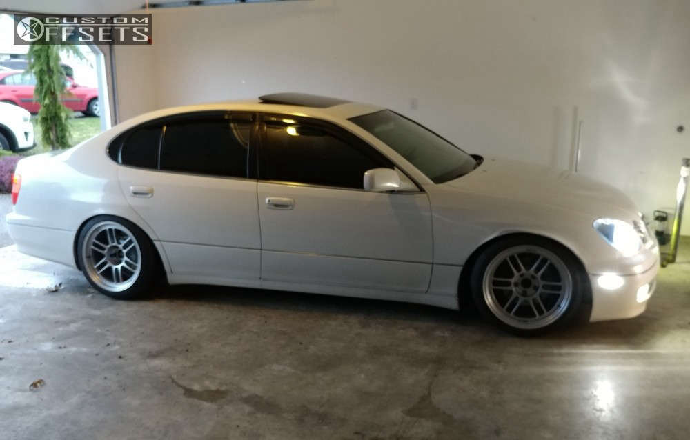 1999 Lexus GS400 with 18x9.5 15 Enkei RPF1 and 245/40R18 Federal 595 ...
