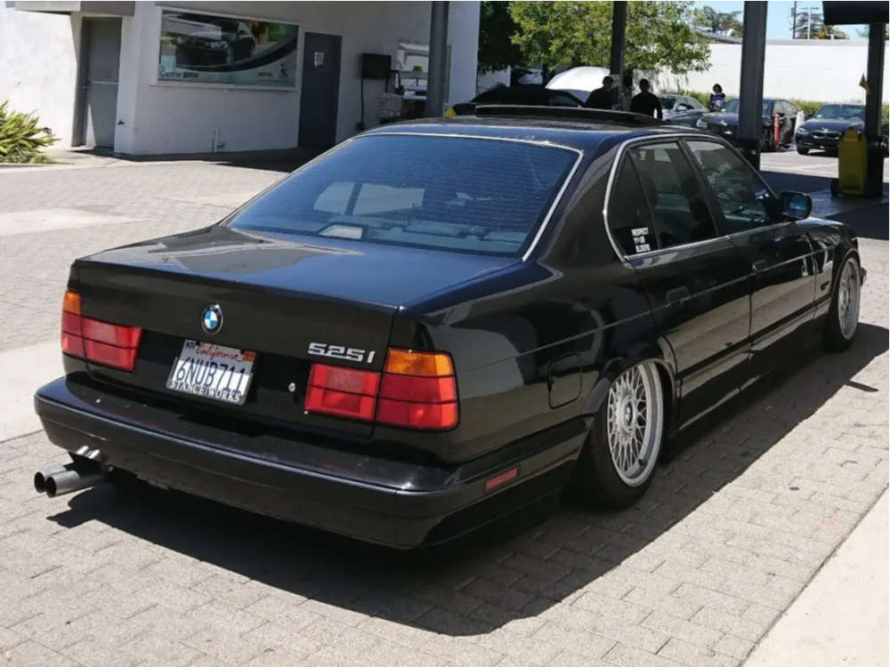 1995 BMW 525i with 16x8 18 BBS RZ and 205/45R16 Hankook Ventus V2 ...