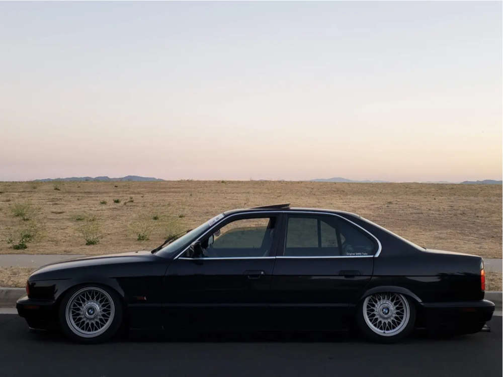 1995 BMW 525i with 16x8 18 BBS RZ and 205/45R16 Hankook Ventus V2 ...