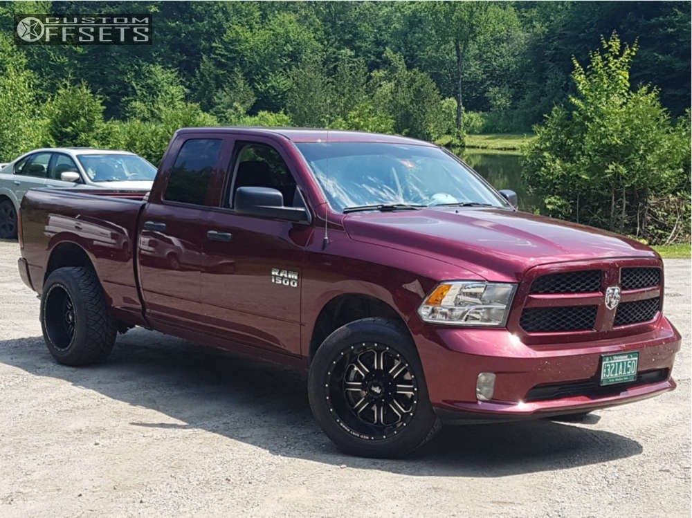 2018 Ram 1500 with 20x12 -44 Red Dirt Road Rd01 and 305/50R20 Nitto ...