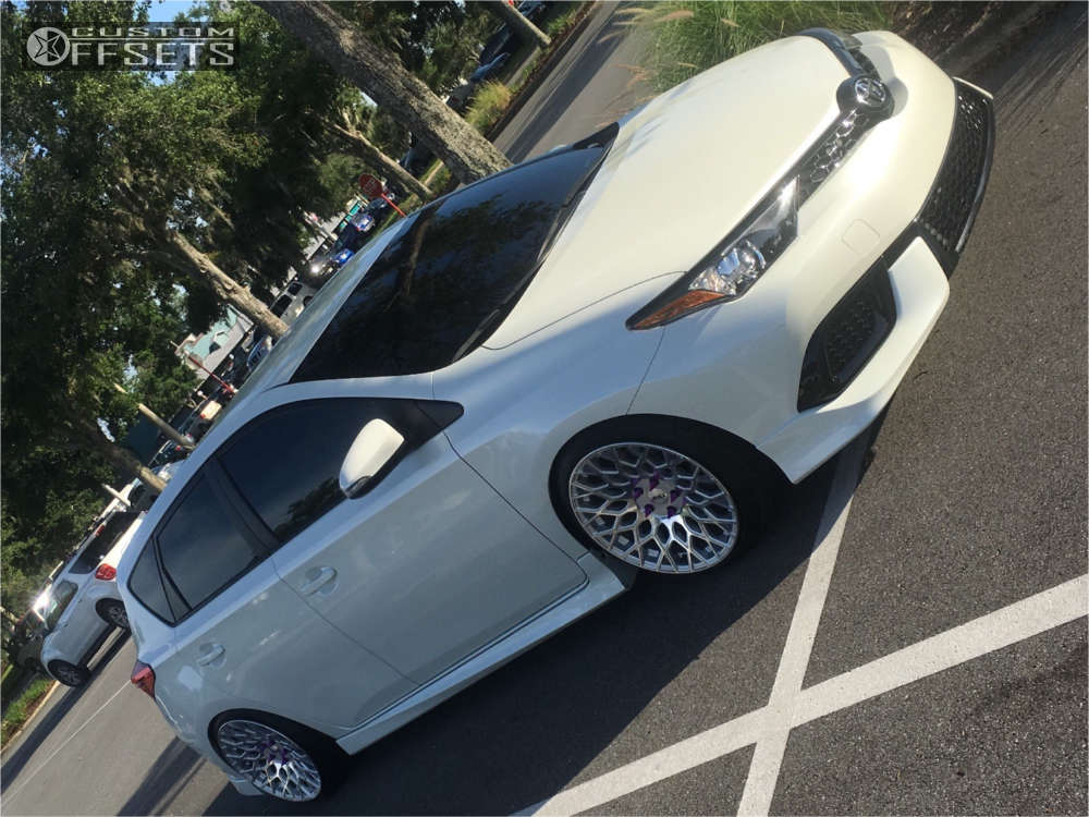 2017 Toyota Corolla IM with 18x9.5 25 TSW Oslo and 225/35R18 Federal ...
