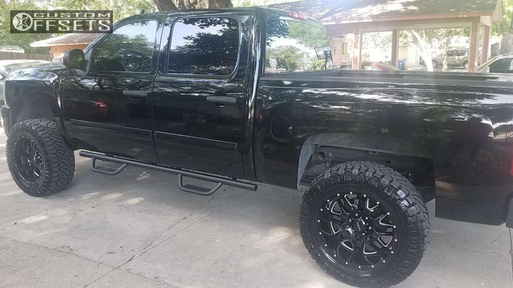 2011 Chevrolet Silverado 1500 with 20x10 -25 Ultra Hunter and 35/12 ...
