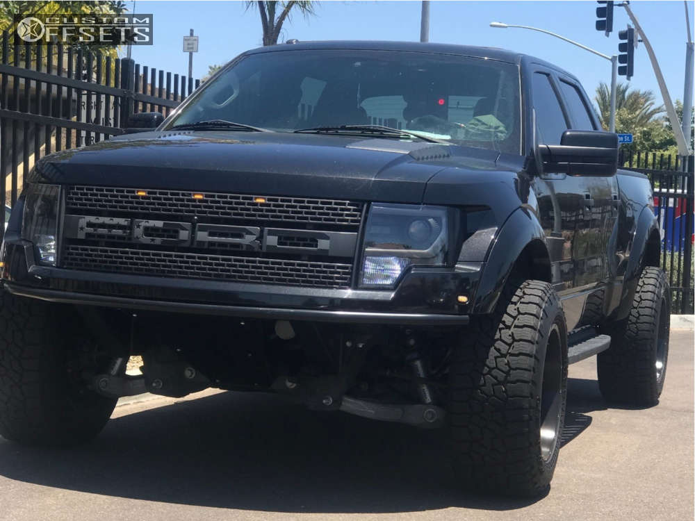2013 Ford Raptor with 20x12 -44 Monster Offroad M08 and 35/12.5R20 ...
