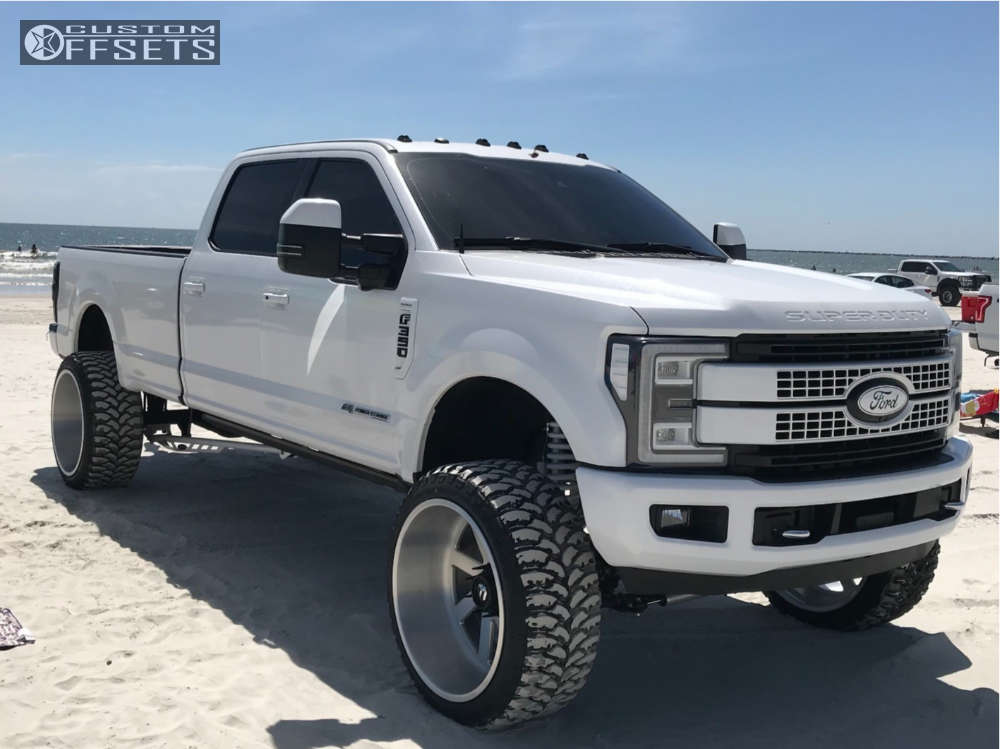 2017 Ford F-350 Super Duty with 26x14 -76 Fuel Forged Ff02 and 37/13 ...
