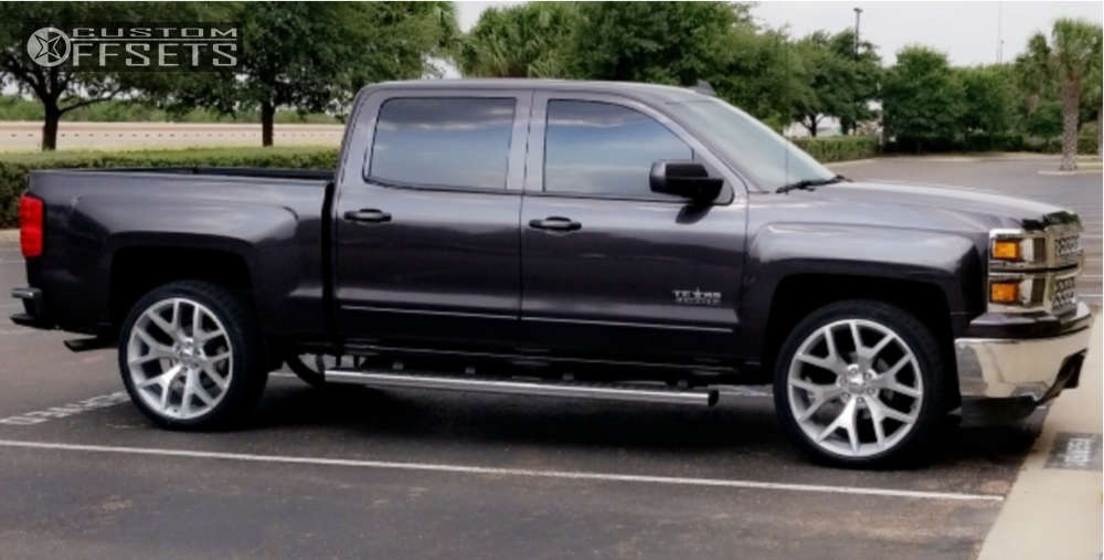 2015 Chevrolet Silverado 1500 with 24x10 31 OE Performance 169 and 305 ...
