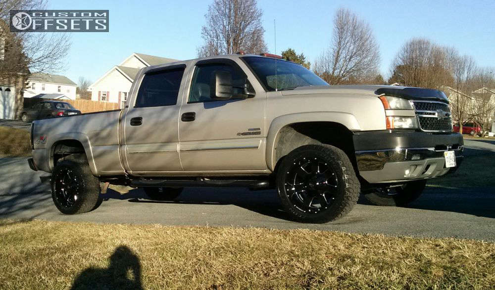 2006 Chevrolet Silverado 2500 HD with 20x10 -25 Vision ARC and 285 ...