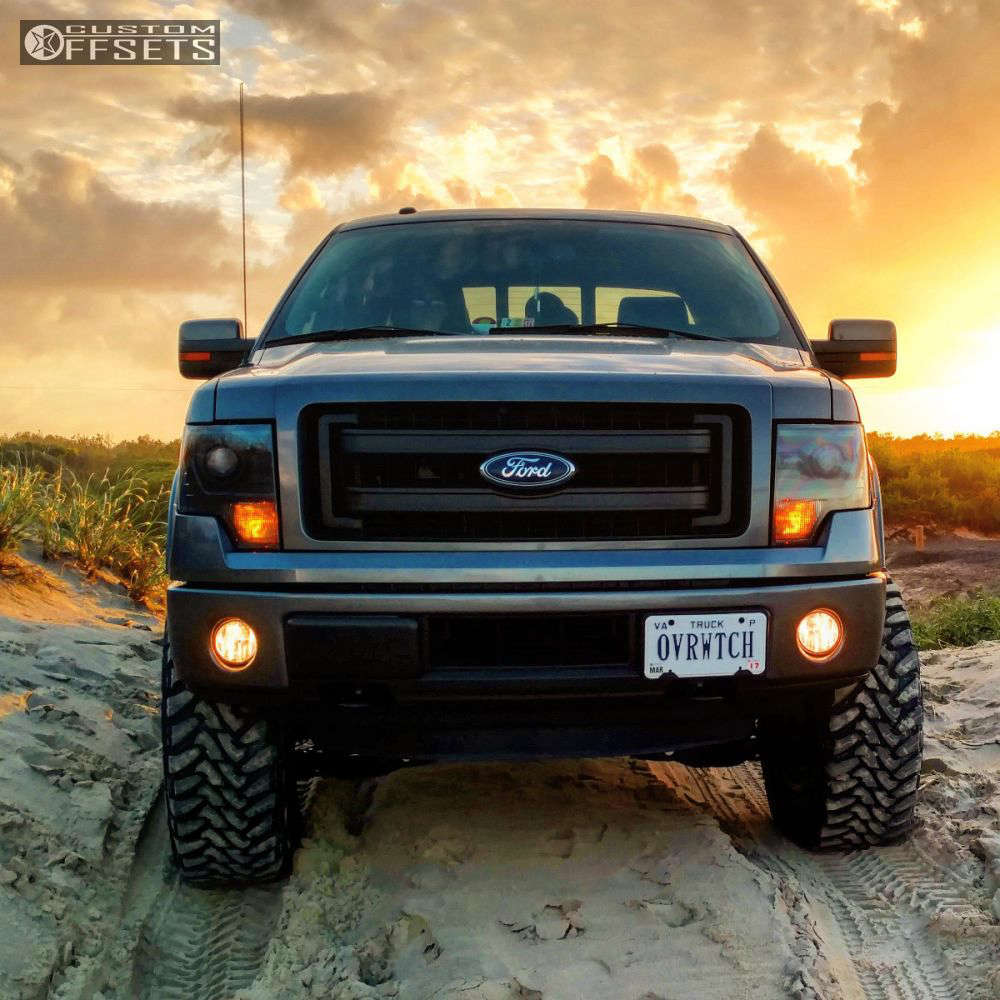 2014 Ford F-150 with 18x9 0 BMF Novakane and 315/70R18 Toyo Tires Open ...