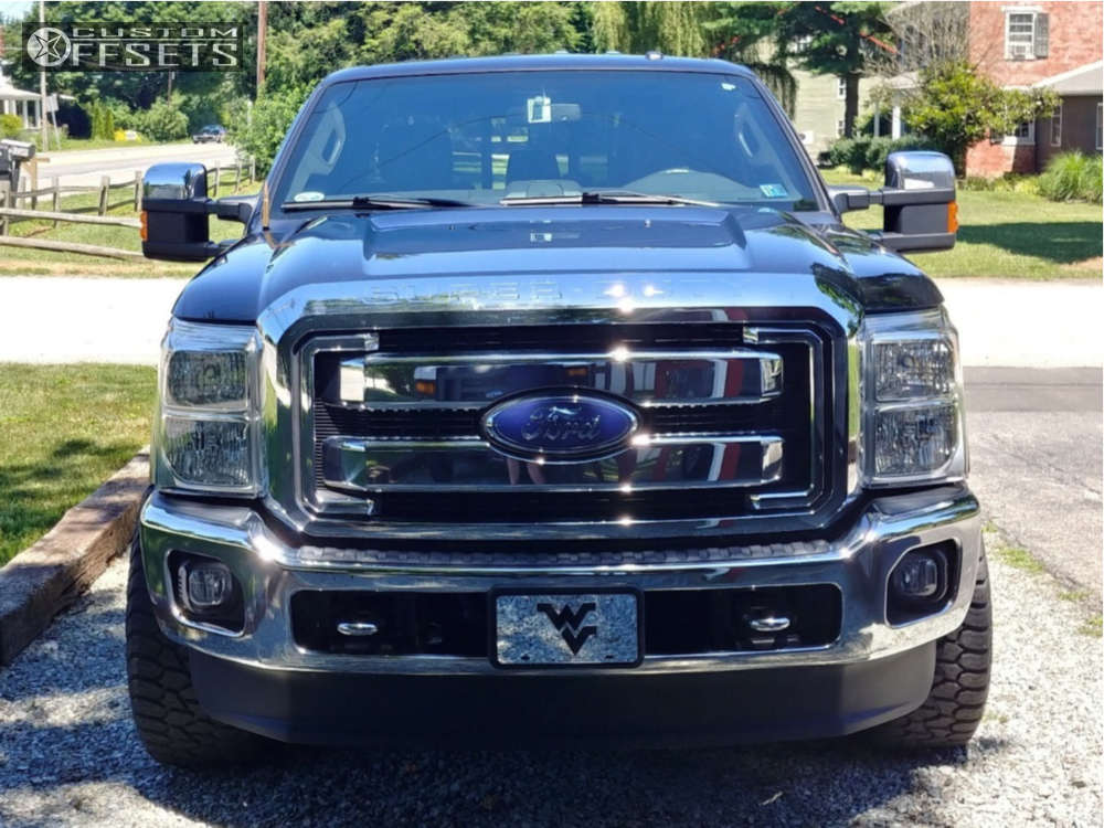 2014 Ford F-250 Super Duty with 20x10 -25 Ultra Menace and 285/55R20 ...