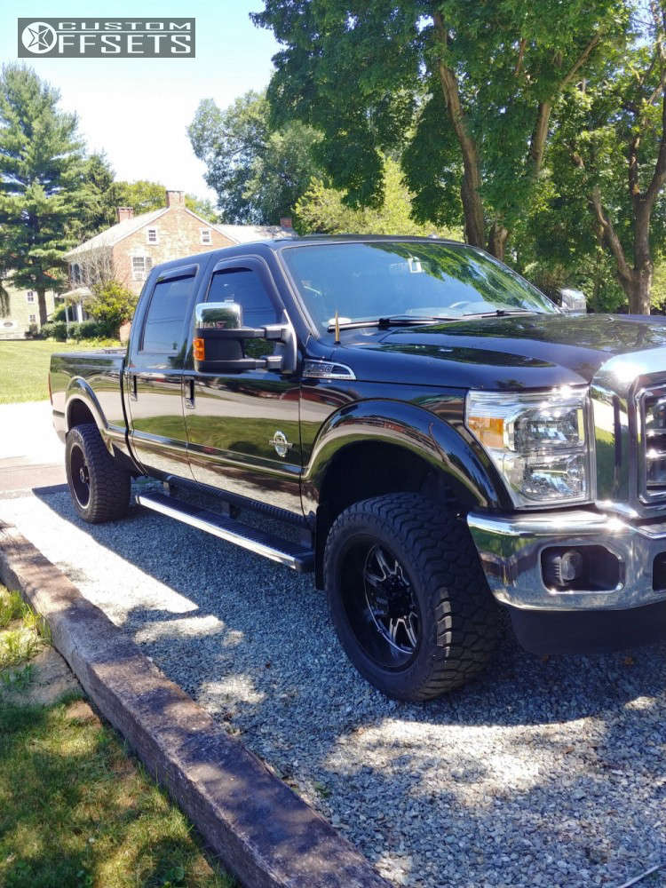 2014 Ford F-250 Super Duty with 20x10 -25 Ultra Menace and 285/55R20 ...
