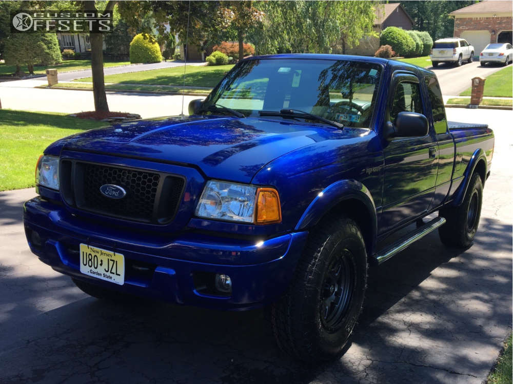 2005 Ford Ranger with 17x8.5 -6 Fuel Anza and 285/70R17 Nitto Terra ...