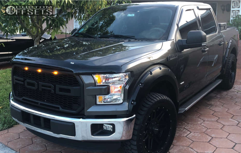 2015 Ford F-150 with 20x9 -12 Raceline Injector and 305/55R20 AMP ...