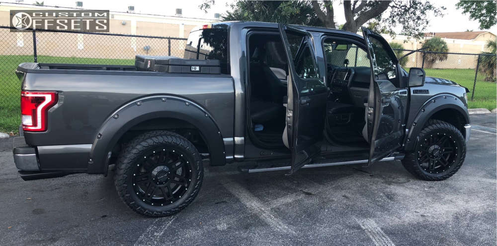 2015 Ford F-150 with 20x9 -12 Raceline Injector and 305/55R20 AMP ...