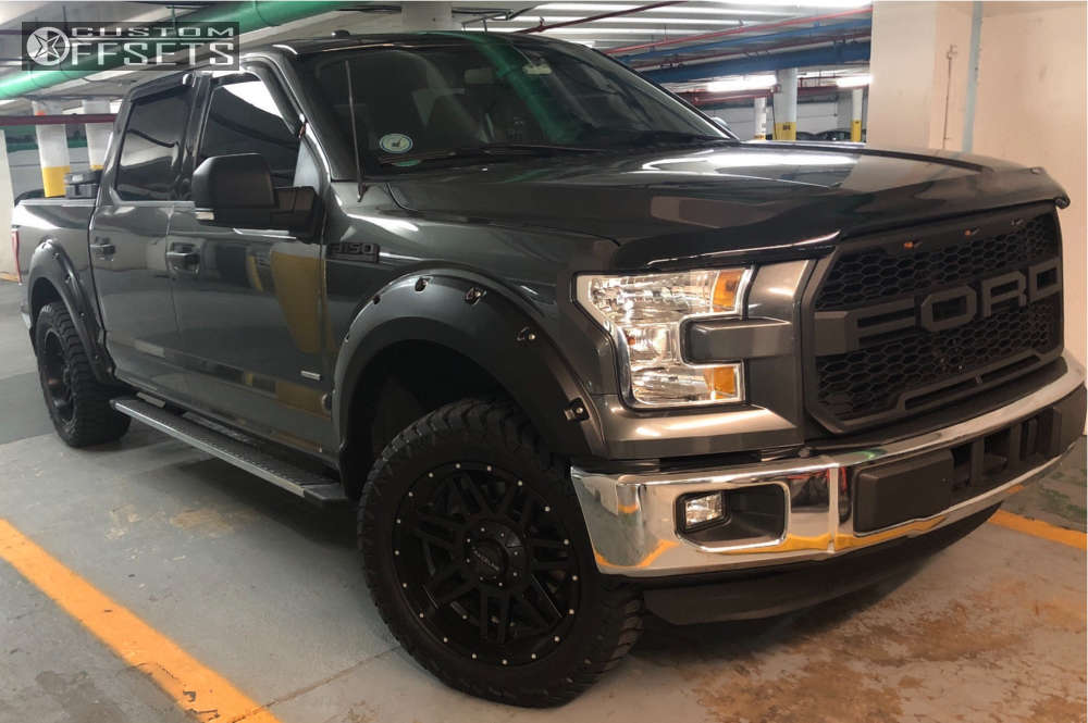 2015 Ford F-150 with 20x9 -12 Raceline Injector and 305/55R20 AMP ...