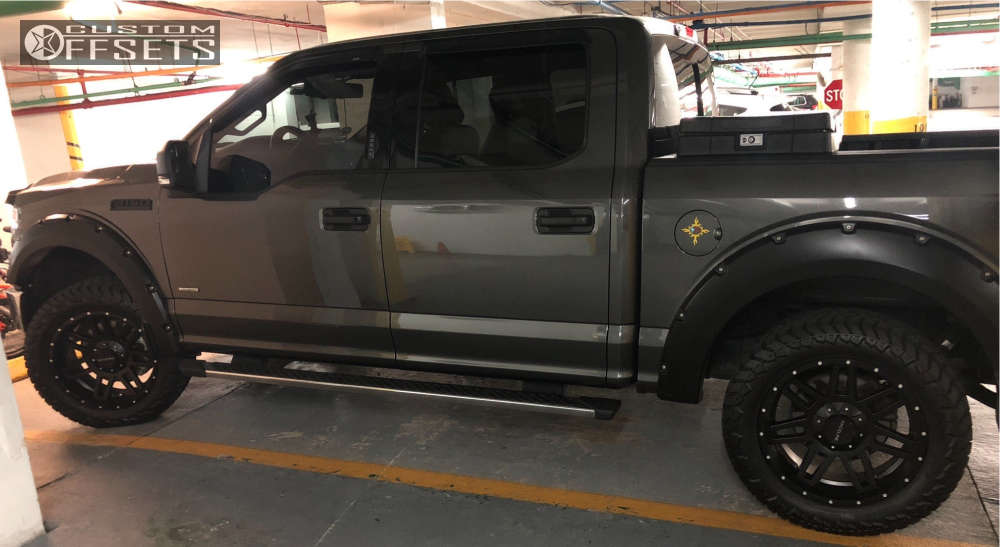 2015 Ford F-150 with 20x9 -12 Raceline Injector and 305/55R20 AMP ...
