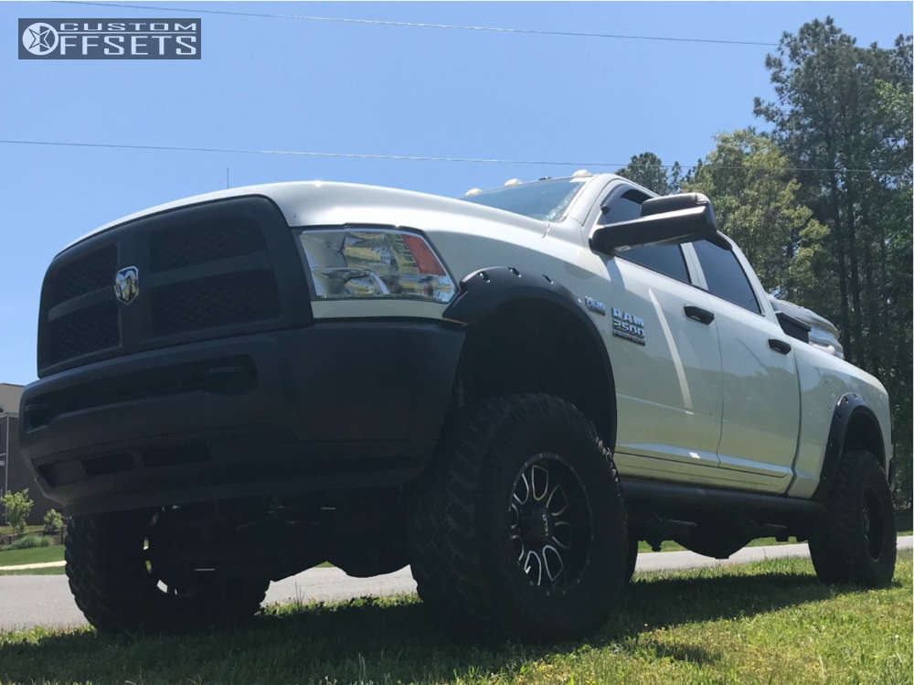 2015 Ram 2500 with 18x9 -12 Helo He879 and 37/12.5R18 Nitto Trail ...