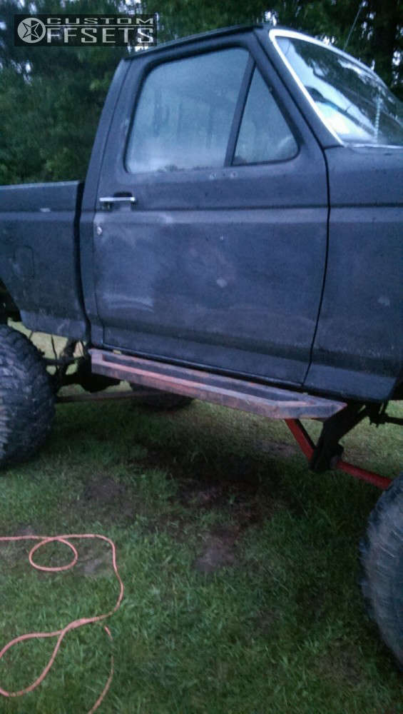 1989 Ford F-150 with 20x12 -44 Red Dirt Road Rd06 and 54/15.5R20 ...