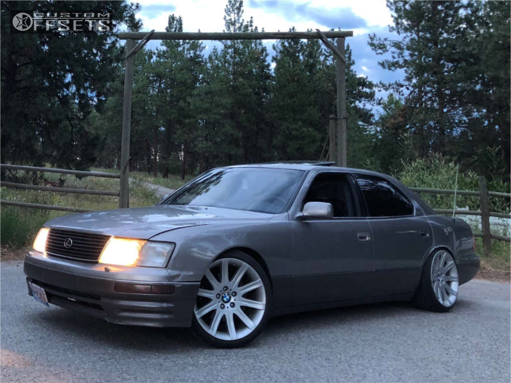 1997 Lexus LS400 with 19x9 30 OEM Wheels and 265/35R19 Bridgestone and ...