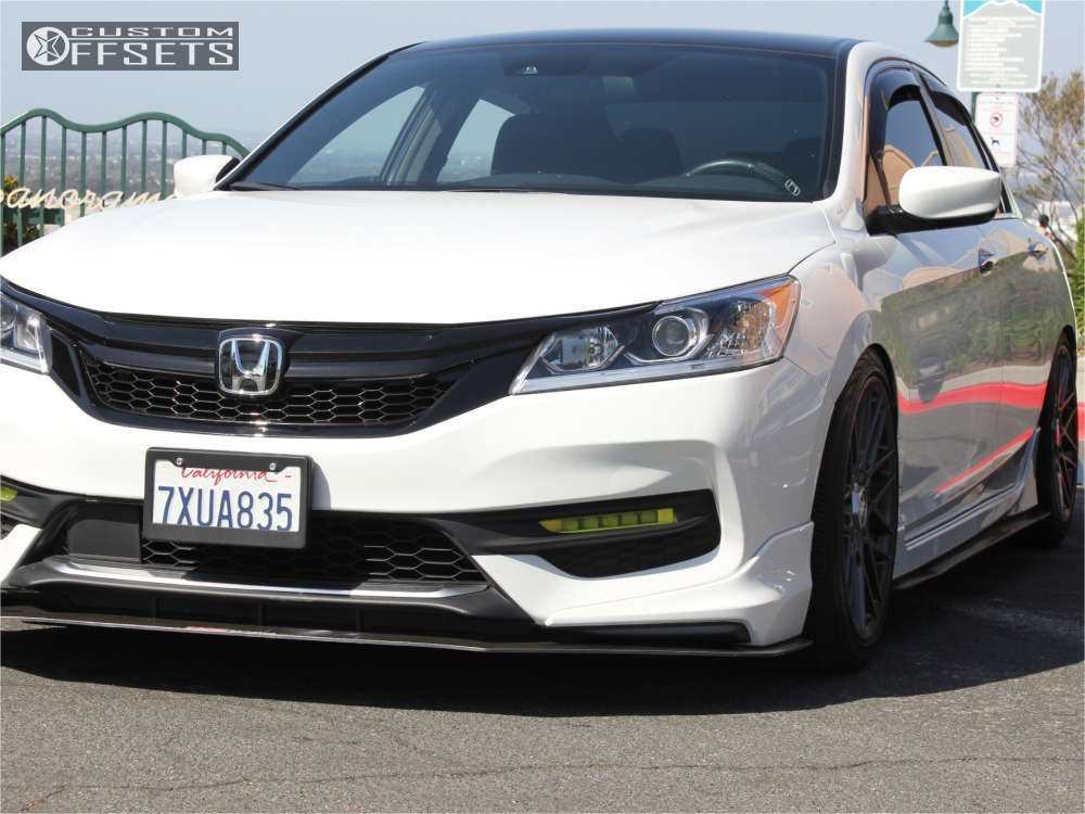 2017 Honda Accord with 19x8.5 35 Rotiform Rse and 245/35R19 Continental ...