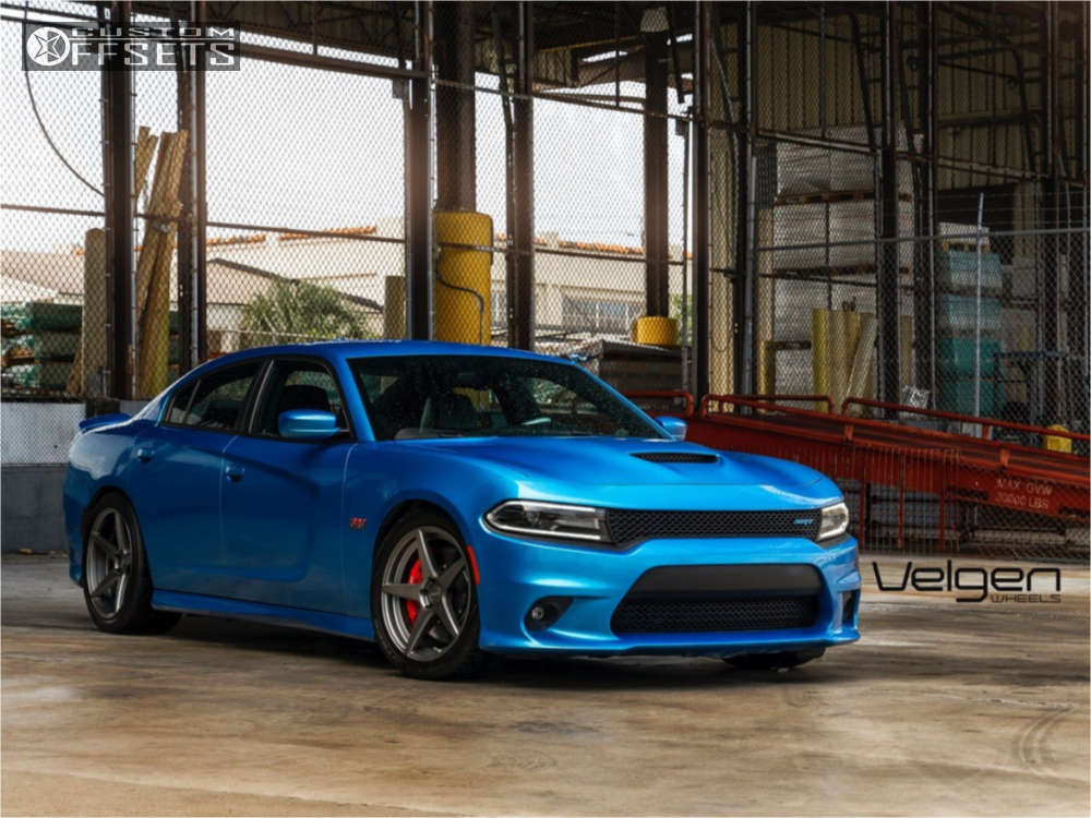 2017 Dodge Charger with 20x9 20 Velgen Classic5 and 275/35R20 Nitto ...