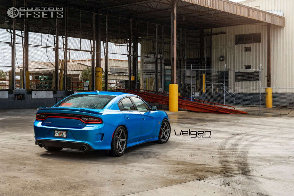 2017 Dodge Charger with 20x9 20 Velgen Classic5 and 275/35R20 Nitto ...