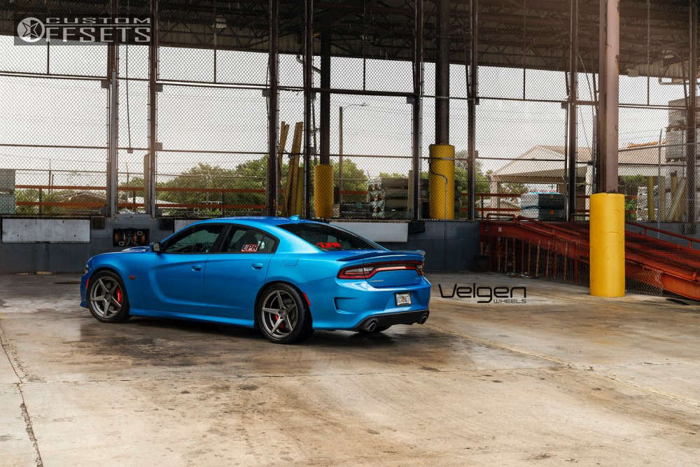 2017 Dodge Charger with 20x9 20 Velgen Classic5 and 275/35R20 Nitto ...